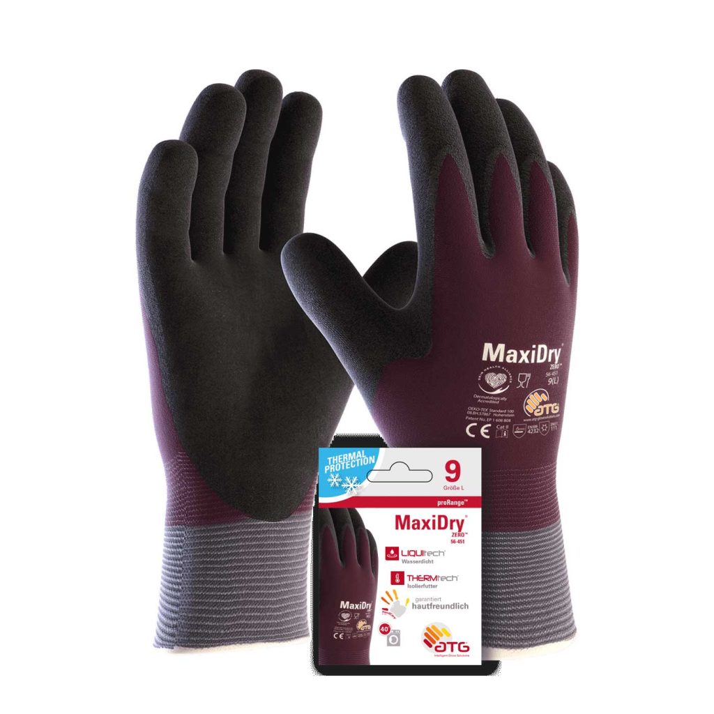 MaxiDry® Zero™ 56-451 HCT | Kälteschutzhandschuh für Öl & Nässe bis −30 ...